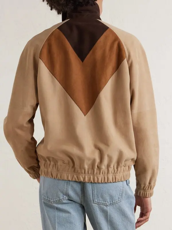 Valentino Garavani Panelled Suede Jacket