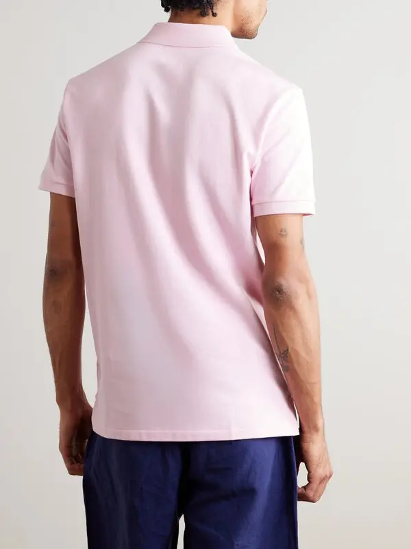 Polo Ralph Lauren Logo-embroidered Cotton-jersey Polo Shirt