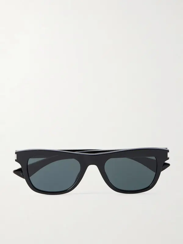 Saint Laurent Square-frame Acetate Sunglasses - Black