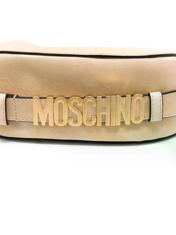 Moschino Logo Tote - Neutrals