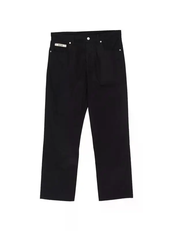 Moschino Logo Detail Trousers - Blue