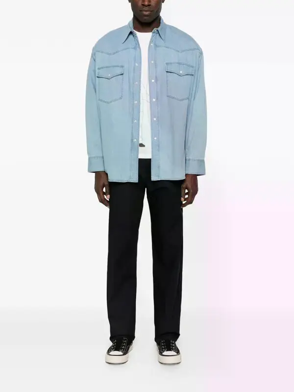 Moschino Logo Detail Trousers - Blue