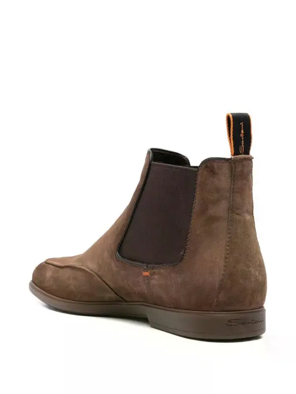 Santoni Elastic-panel Boots - Brown