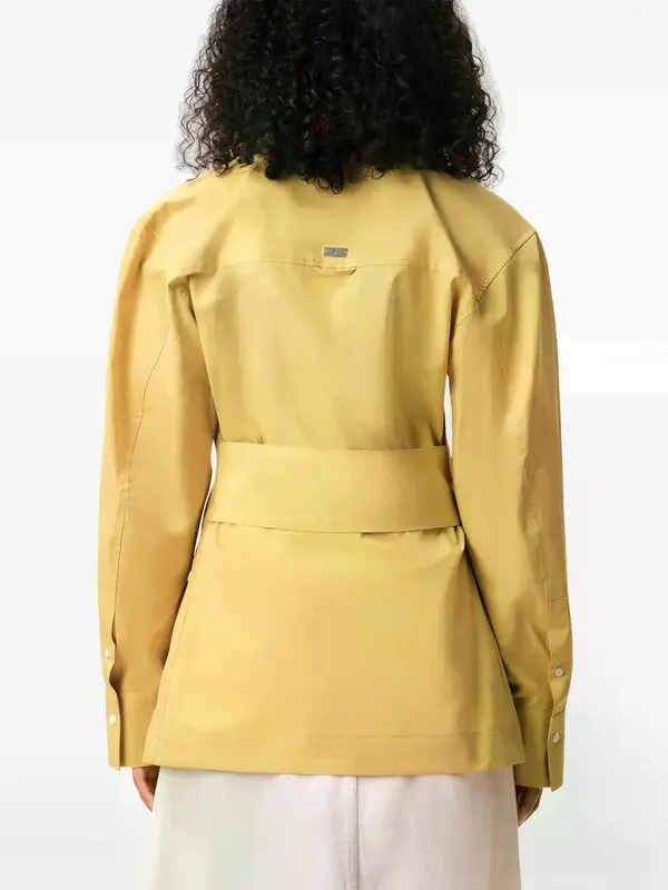 AMI Paris Cotton Sharp Collar Fitted Shirt