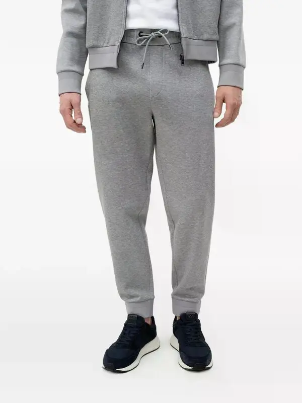 BOSS Drawstring-wais Track Pants - Grey