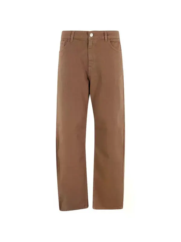 Federica Tosi Patch Pocket Straight Leg Jeans