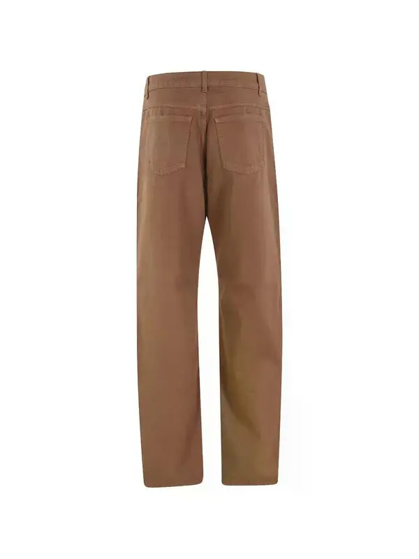 Federica Tosi Patch Pocket Straight Leg Jeans