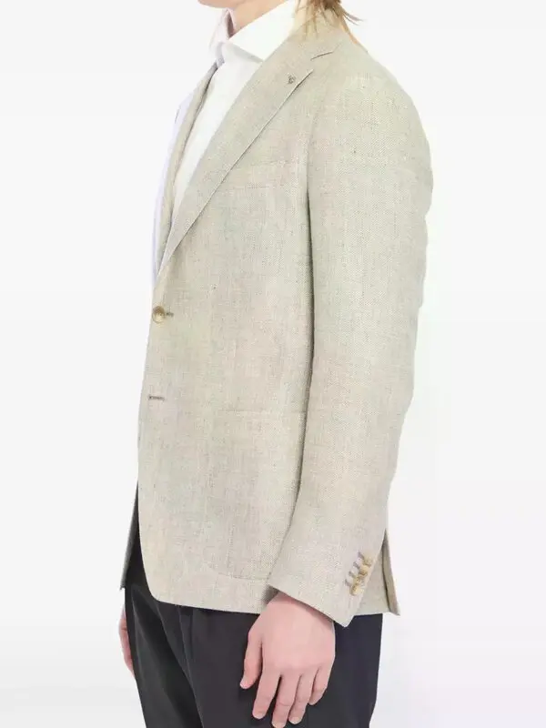 Tagliatore Patch Pocket Linen Jacket