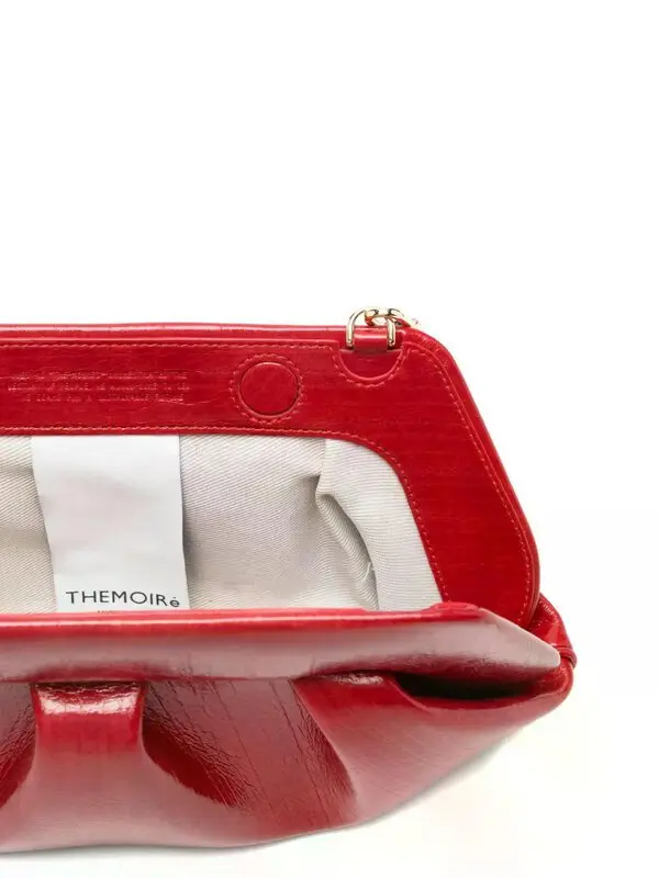 THEMOIRE Bios Pleated Clutch Bag - Red