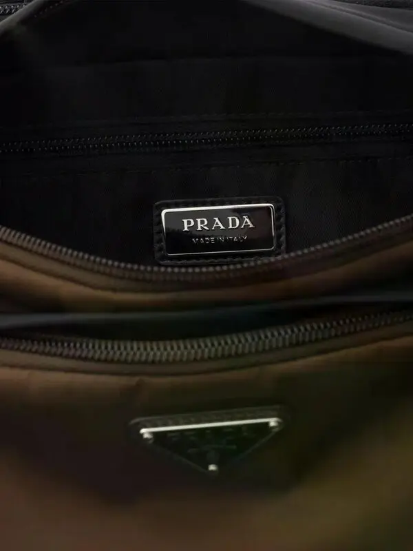 Prada Logo-plaque Shoulder Bag