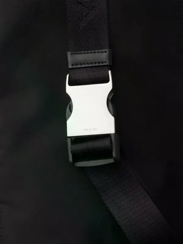 Prada Logo-plaque Shoulder Bag