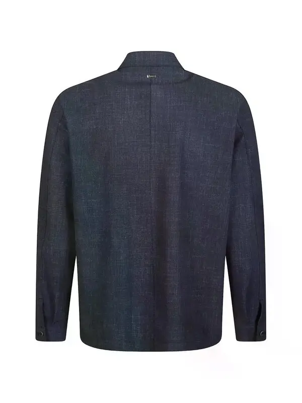 Herno Button-up Shirt Jacket - Blue