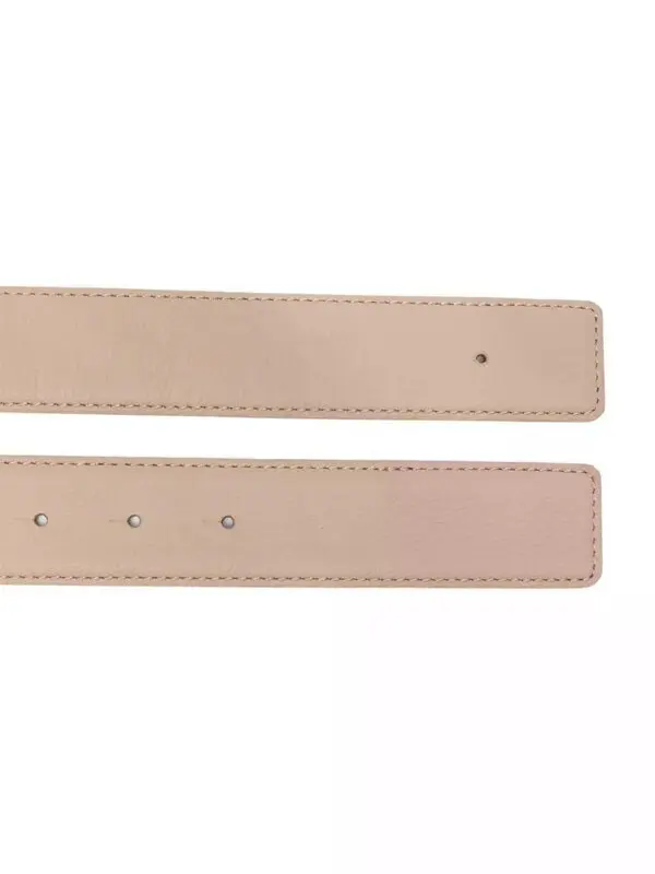 Santoni Leather Belt - Neutrals