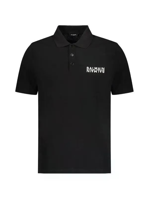 Balmain Short-sleeve Polo Shirt