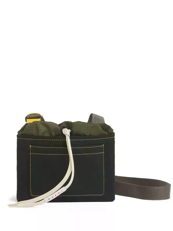Marni Ripstop Trim Phone Holder - Black