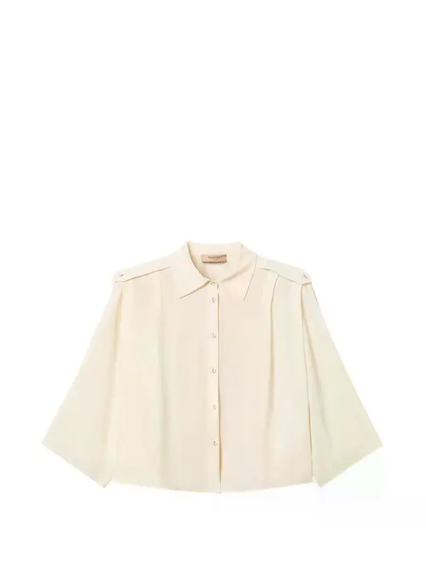 TWINSET Crop Shirt