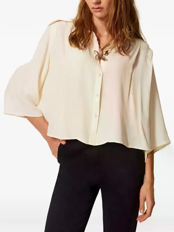 TWINSET Crop Shirt