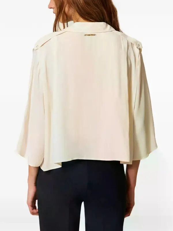 TWINSET Crop Shirt