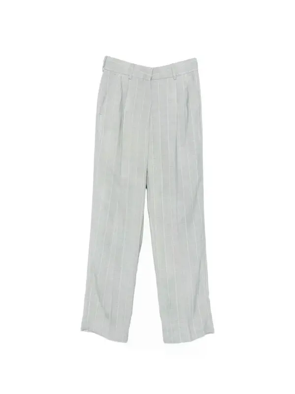 BLAZÉ MILANO Striped Pleated Trousers