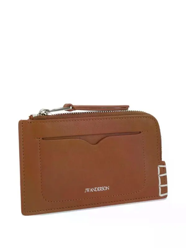JW Anderson Penny-slot Coin Purse - Brown