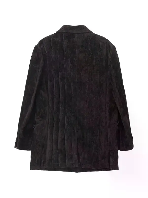 Yohji Yamamoto Striped Pattern Coat
