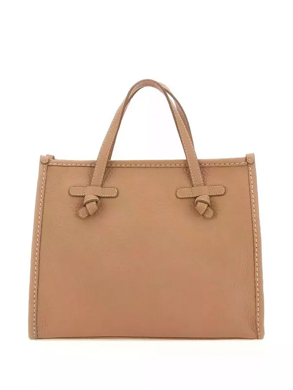 MARCELLA CLUB Miss Marcella 32 Leather Tote Bag - Neutrals