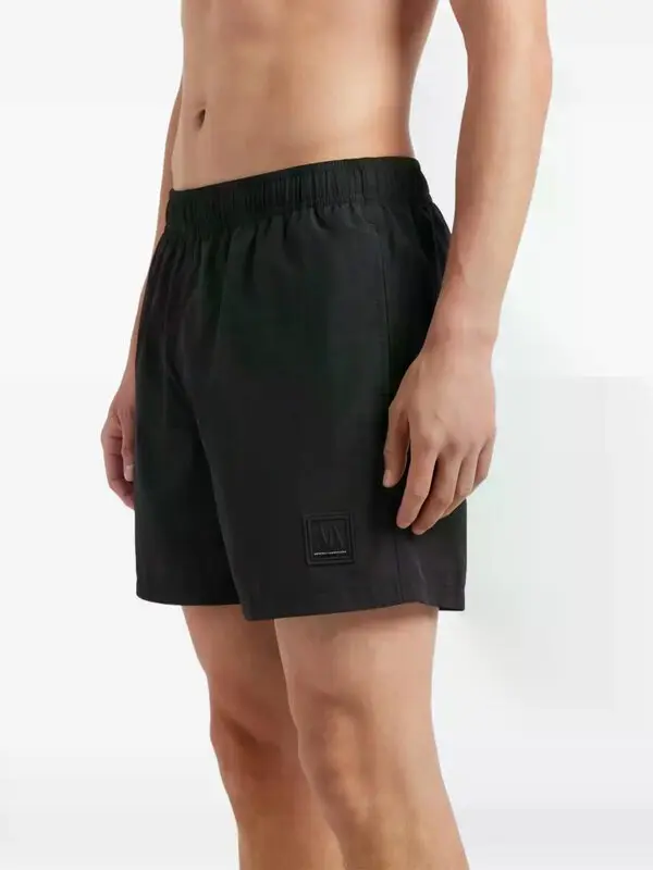 Armani Exchange Logo-patch Swim Shorts
