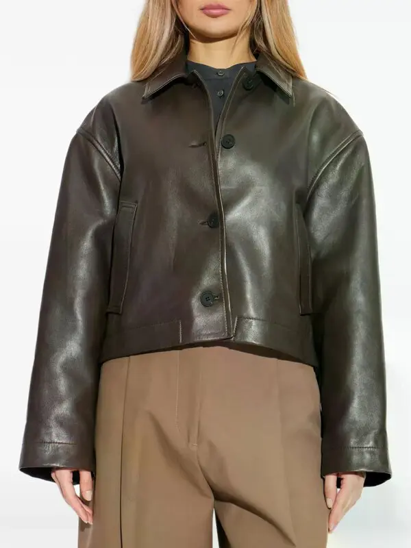 Studio Nicholson Buttoned Lambskin Jacket