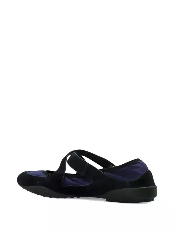 Tory Burch Romy Round-toe Ballet Flats With Strap - Blue