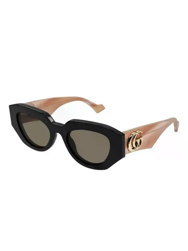 Gucci Logo-detail Cat-eye Sunglasses
