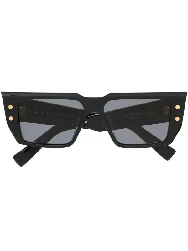Balmain Square Frame Sunglasses - Black