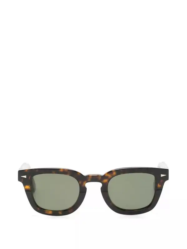 AHLEM Champ De Mars Square-frame Sunglasses - Brown