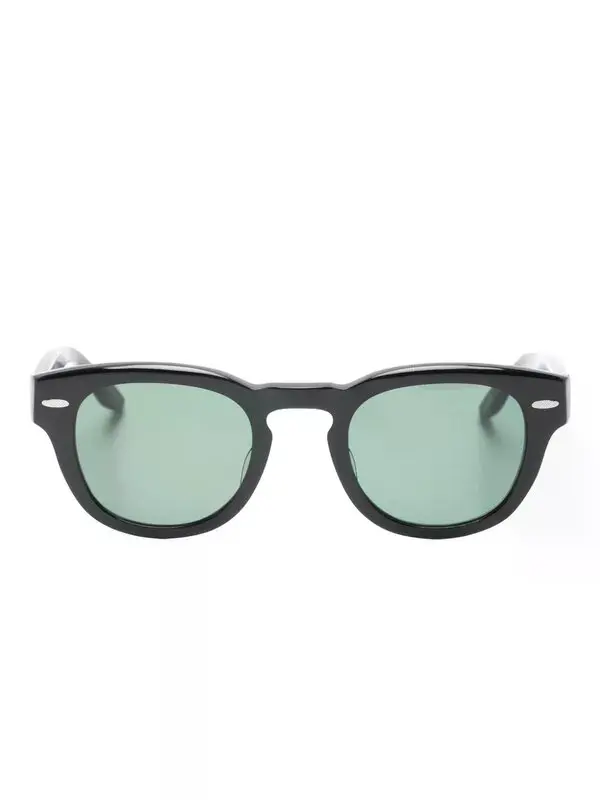 Barton Perreira Demarco Round-frame Sunglasses - Black