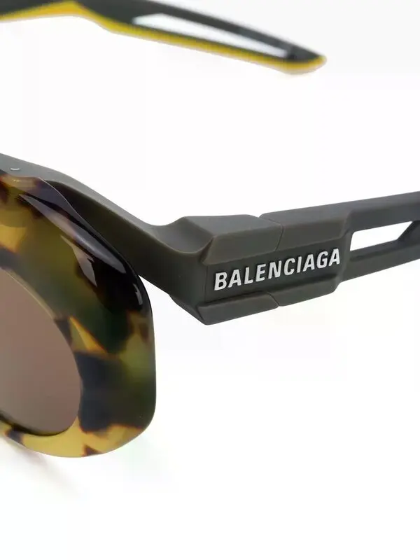 Balenciaga Hybrid Oval Sunglasses