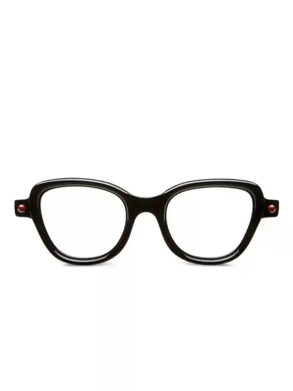 KUBORAUM P5 Round-frame Glasses - Black