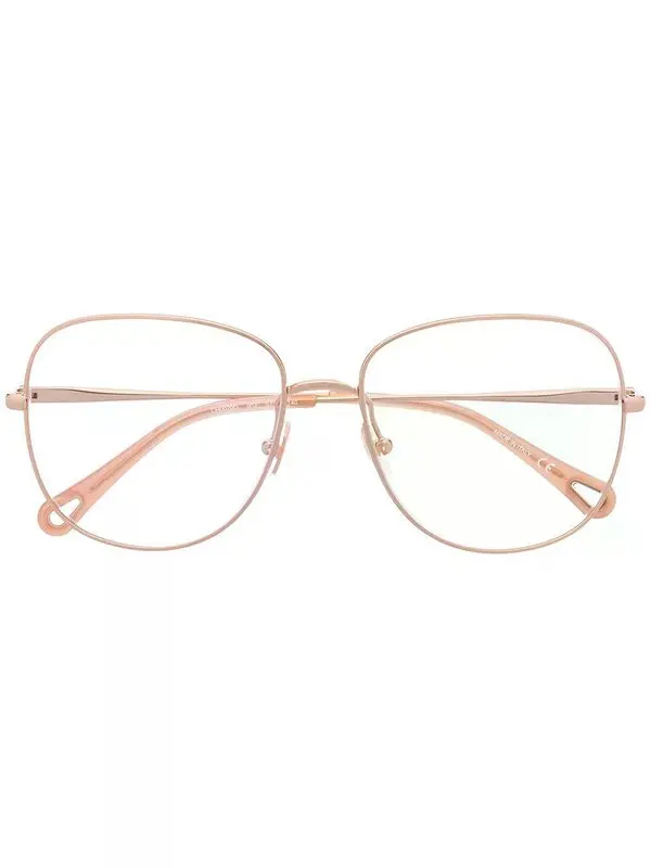 Chloé Oversized Glasses - Gold