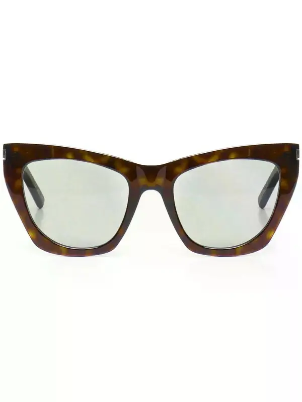 Saint Laurent Cat Eye-frame Sunglasses - Brown