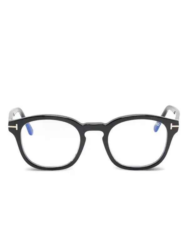 TOM FORD Round Frame Glasses - Black