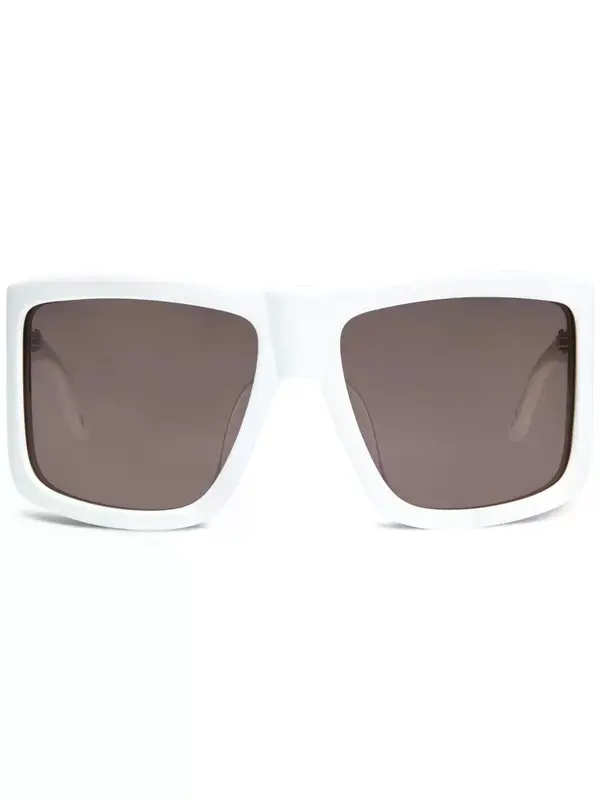 COURREGES Shook Square-frame Sunglasses - White