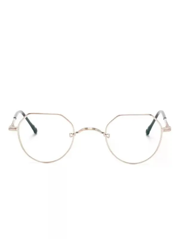 Matsuda Octagon Frame Glasses - Gold
