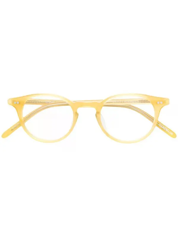 EPOS Round Framed Glasses - Yellow