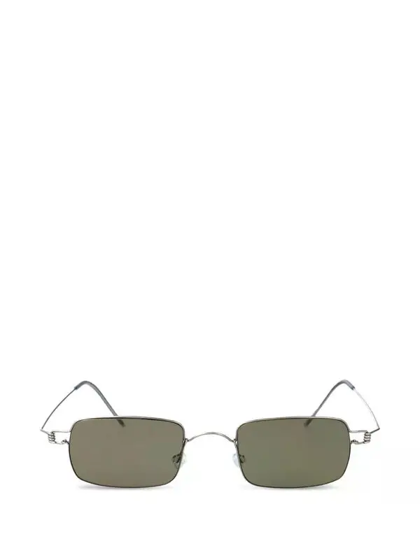 LINDBERG 8220 Rectangle-frame Sunglasses - Silver