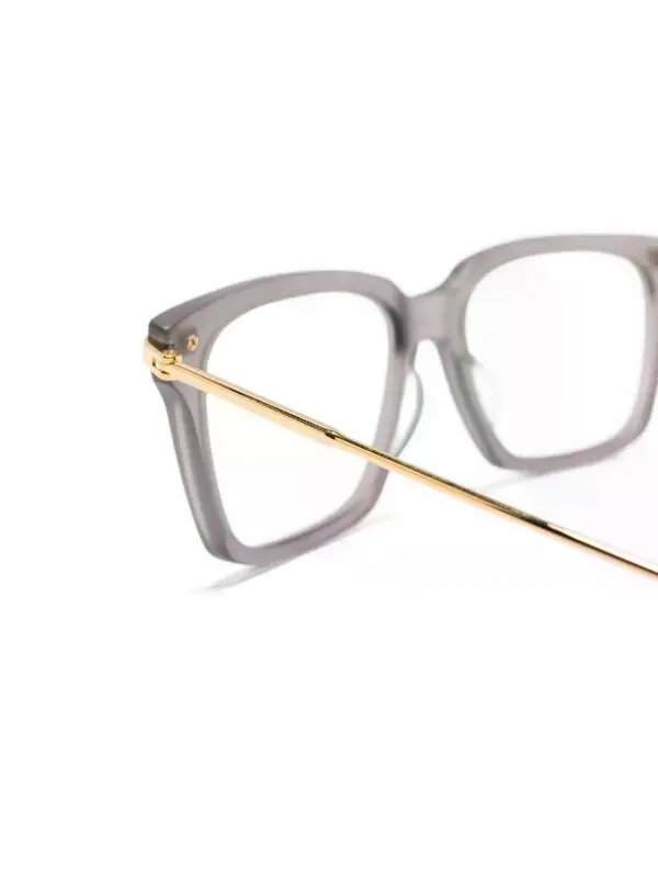 Thom Browne Rectangle-frame Eyeglasses - Grey