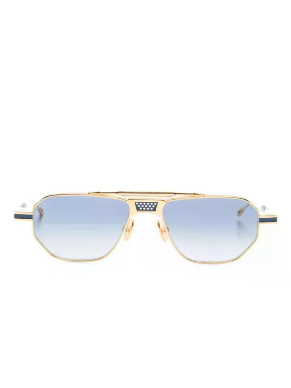T HENRI EYEWEAR Square Frame Tinted Sunglasses - Gold