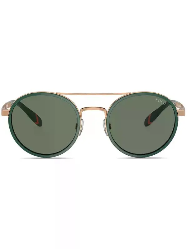Polo Ralph Lauren Contrasting Trim Sunglasses - Green
