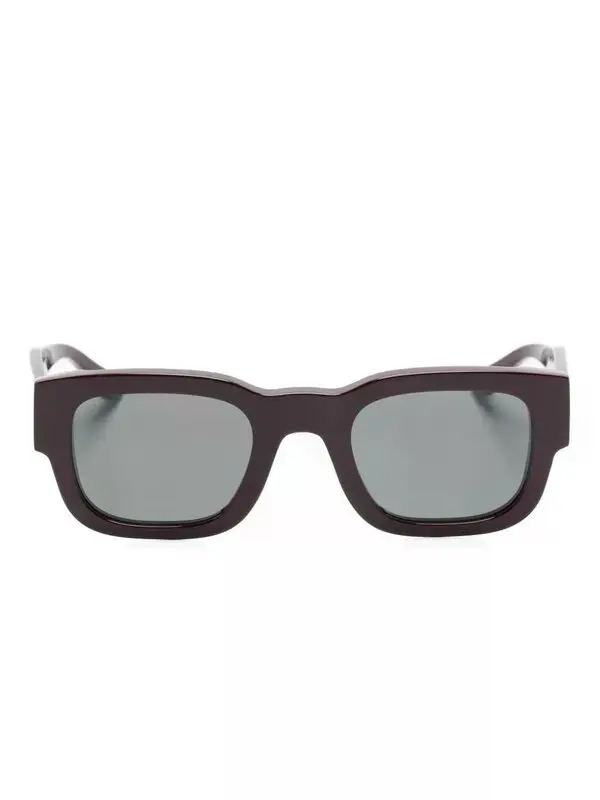 Thierry Lasry Foxxxy Rectangle-frame Sunglasses - Black