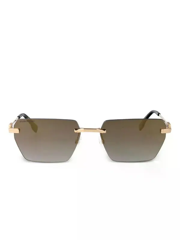 Dsquared2 Geometric-frame Sunglasses - Gold