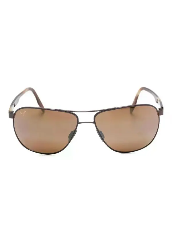 Maui Jim Pilot-frame Sunglasses - Brown