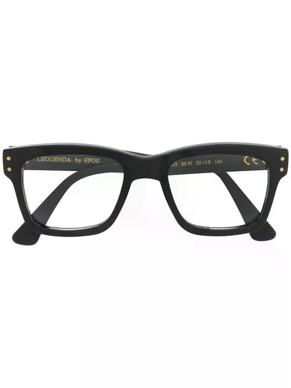 EPOS Square Frame Glasses - Black