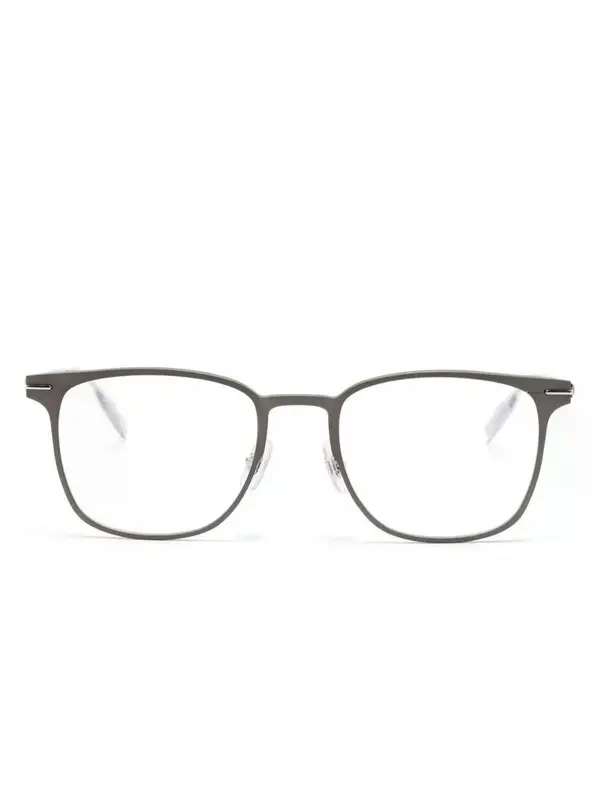Montblanc Square-frame Eyeglasses - Grey